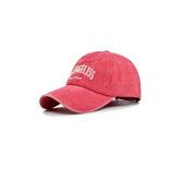 Denim Baseball Vintage Red Cap for Men & Women